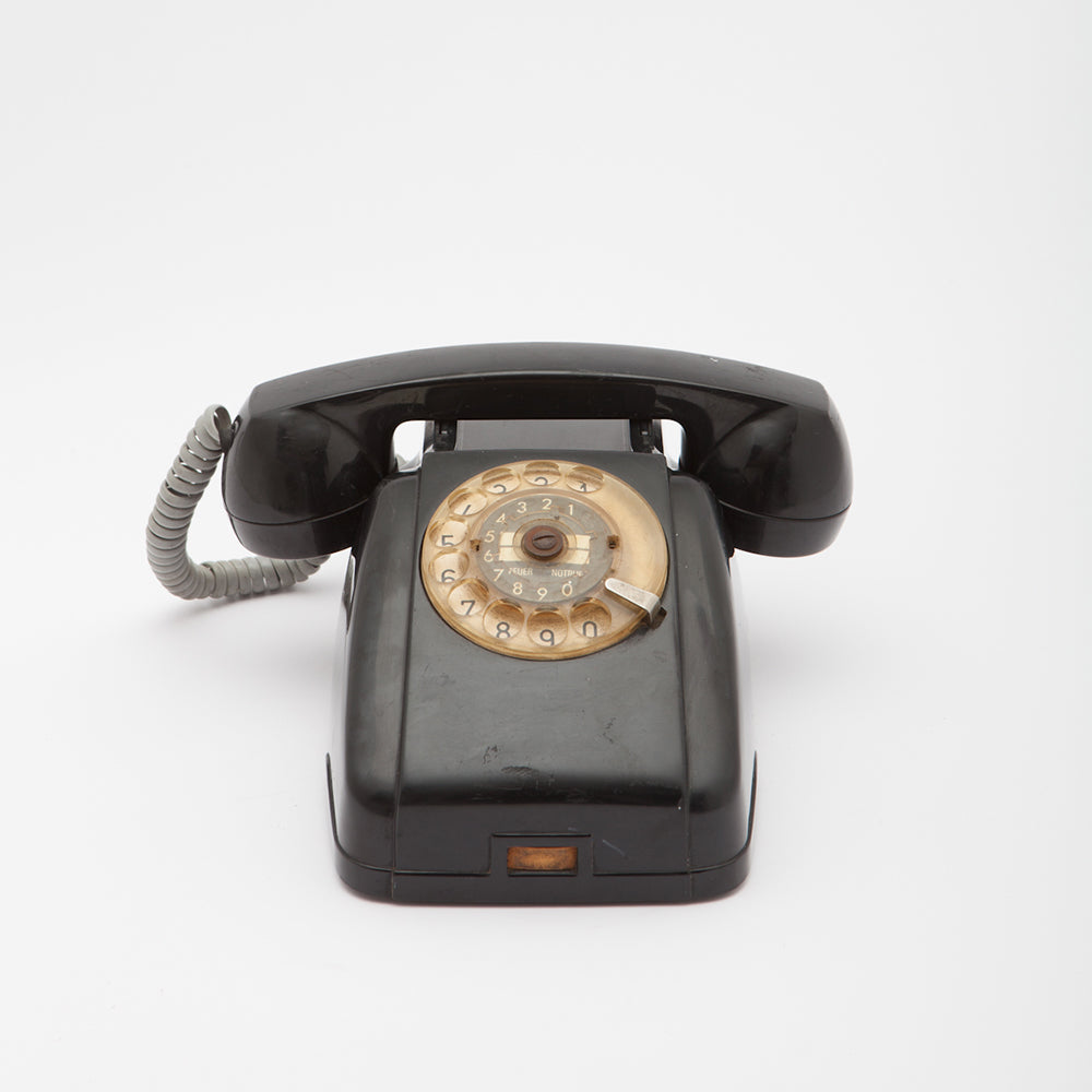 Lumikasa Telepon Meja Antik Hitam