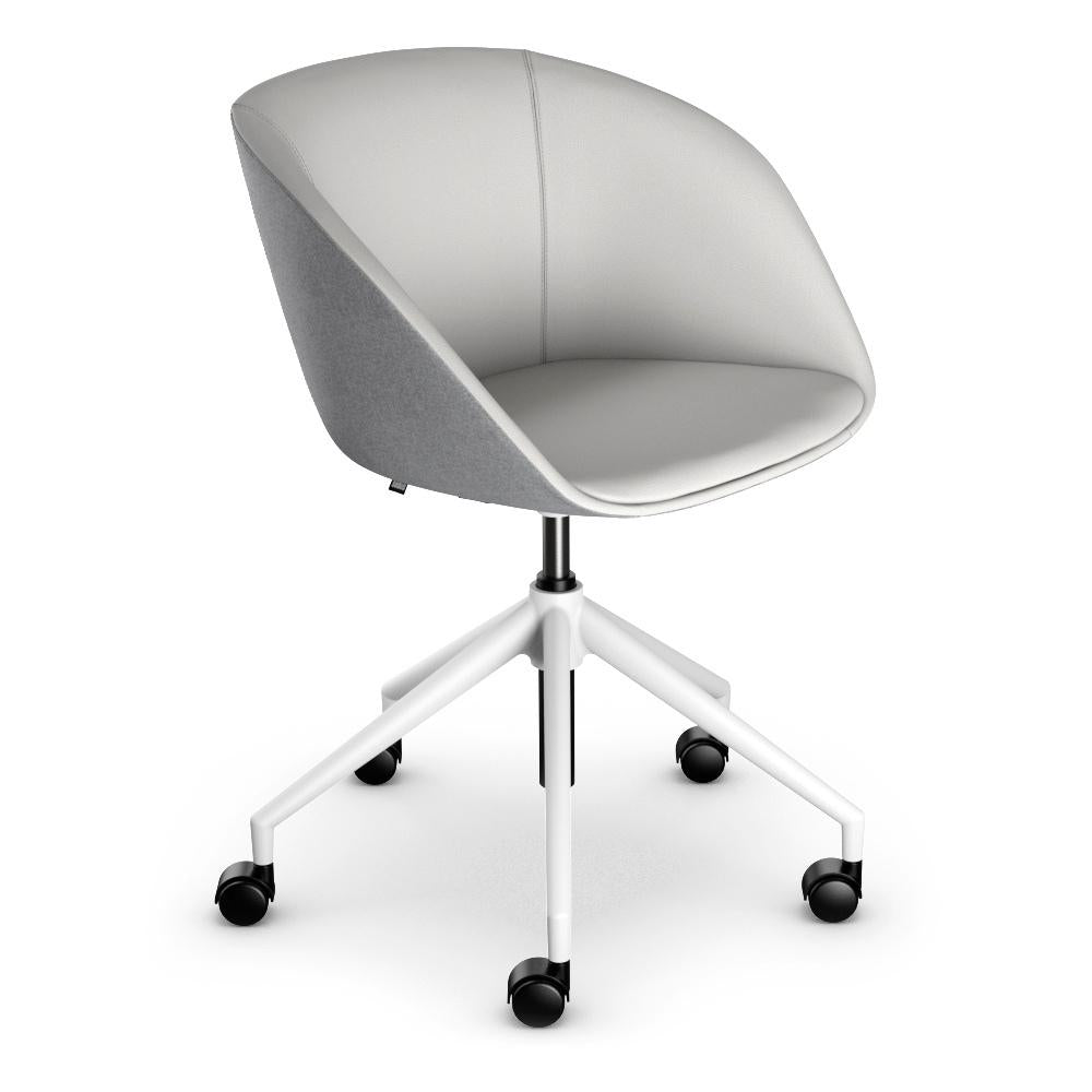 Sedus On Spot Cosy Swivel Chair Light Grey